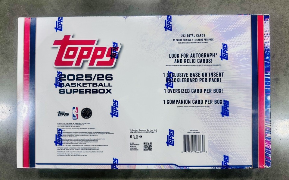 2025 Topps NBA Costco Bundle Box Sealed W/ Oversized & Companion Fast ...