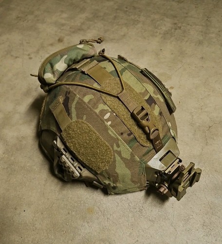IHPS Helmet W/ Shaw Concepts Brain Pouch & Repro Wilcox Mount - Medium ...