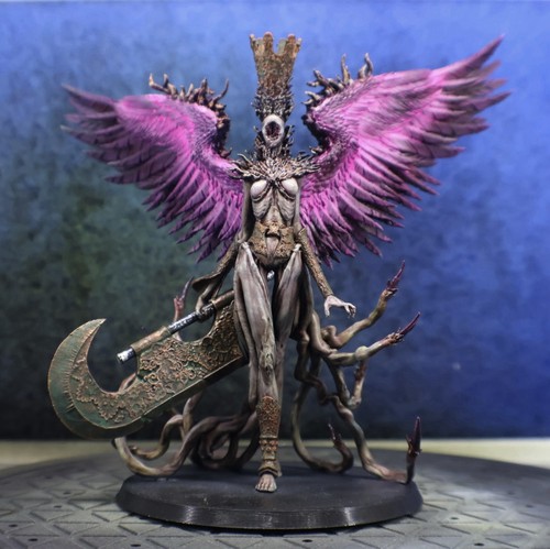 Painted Faceless Angel Warhammer DnD D&D Monster Miniature Trench ...