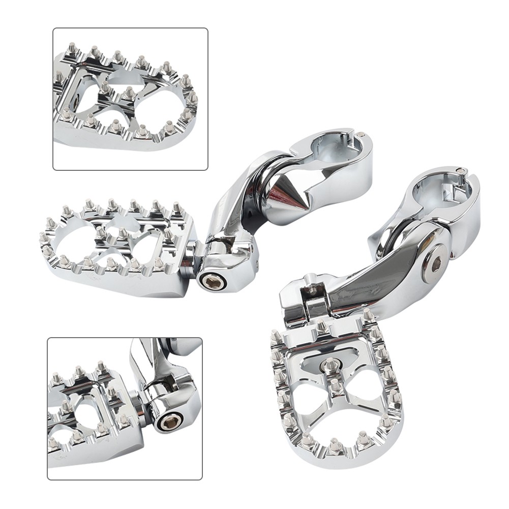 Motorrad Autobahn Fußrasten Pedale Für Harley Touring 1 25'' Crash Bar ...