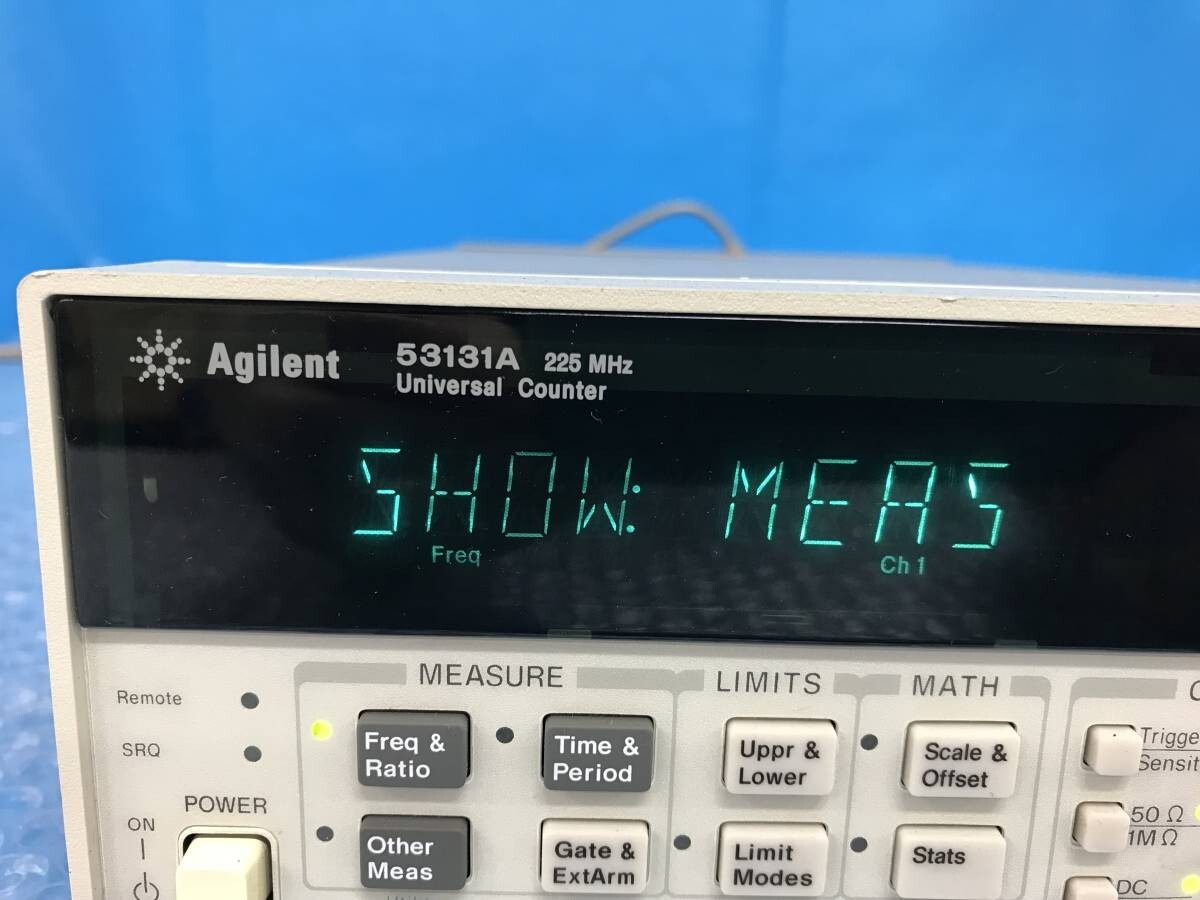 HP / HEWLETT PACKARD Agilent 53131A 225 MHz Universal Frequency Counter ...