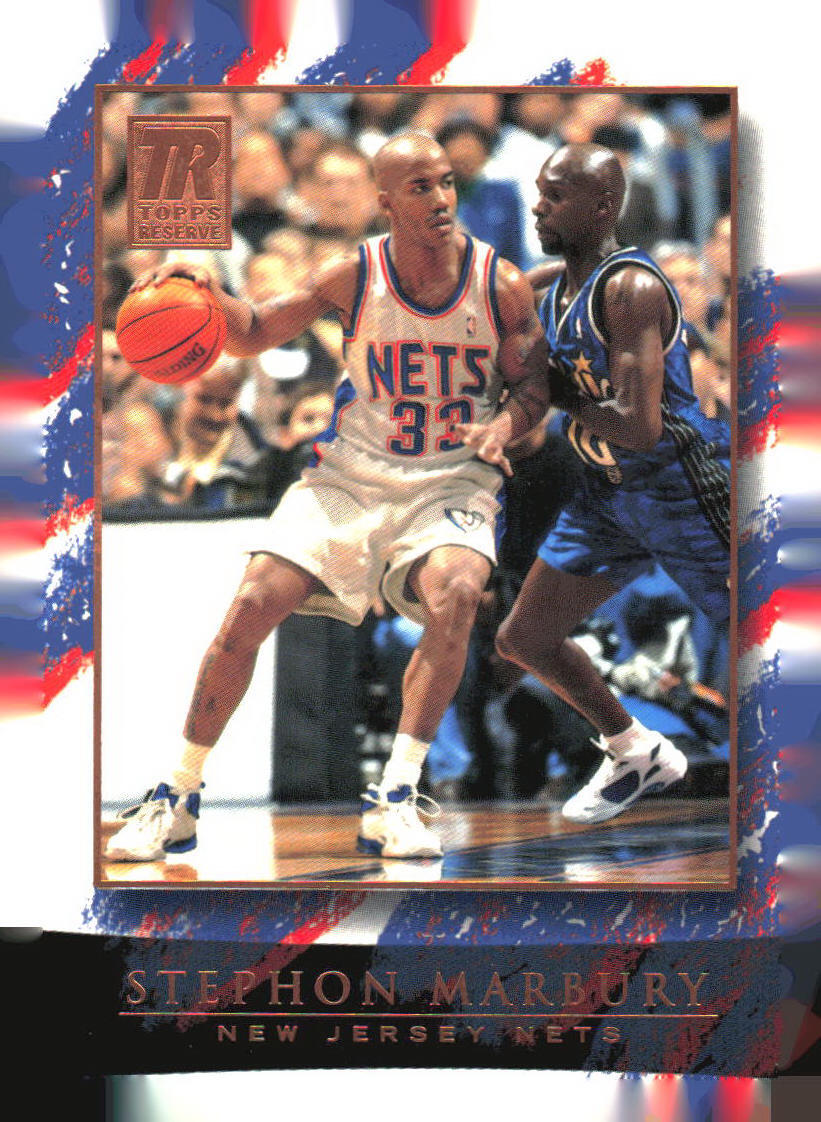 2000 Topps Reserve Stephon Marbury #80 New Jersey Nets 1D | eBay