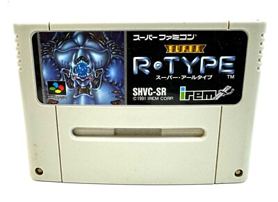 Super R-TYPE Super Famicom Cartridge Only Japanese Version Tested IREM ...