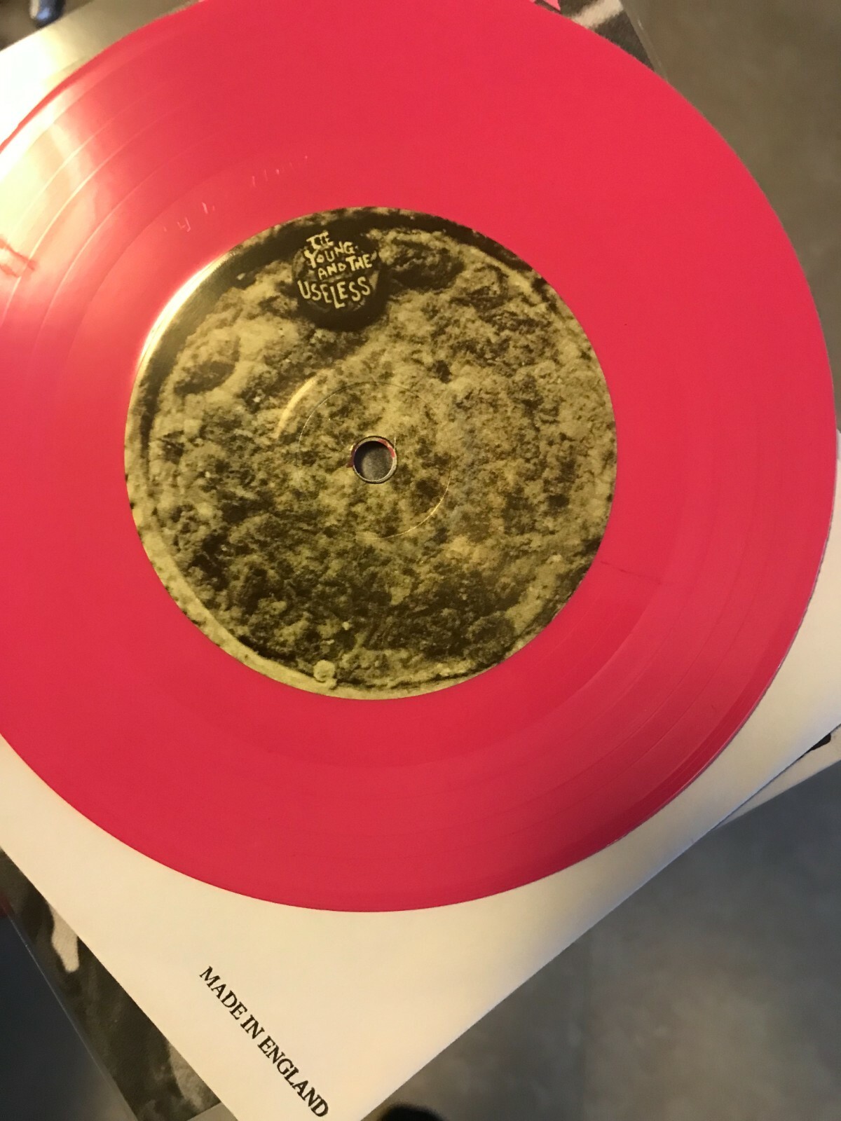 Young and the Useless 7" Real Men Pink Vinyl NYHC Kraut KBD Beastie ...