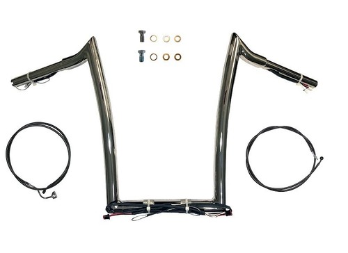 Harley 14" Chrome Road Glide PreWired Handlebar Kit for 2016-2020 USA ...