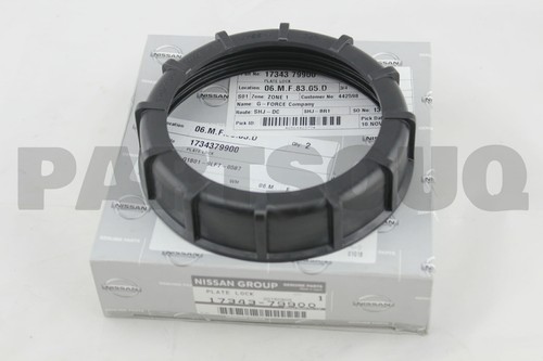 1734379900 Genuine Nissan PLATE-LOCK,FUEL GAUGE 17343-79900 | eBay