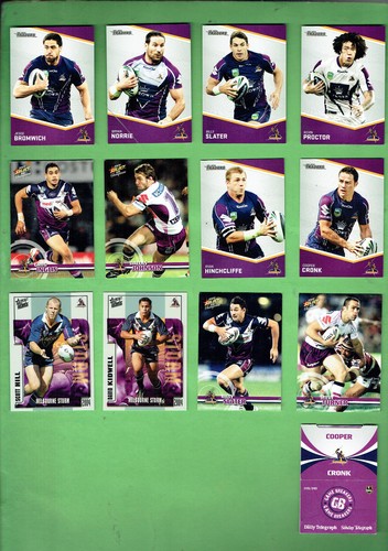 LOT OF 50 MELBOURNE STORM RUGBY LEAGUE CARDS | eBay