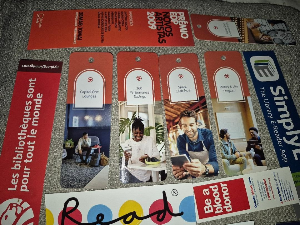 BOOKMARKS, 27 ASSORTED, MOST WITH ADS, NEW LOT | eBay