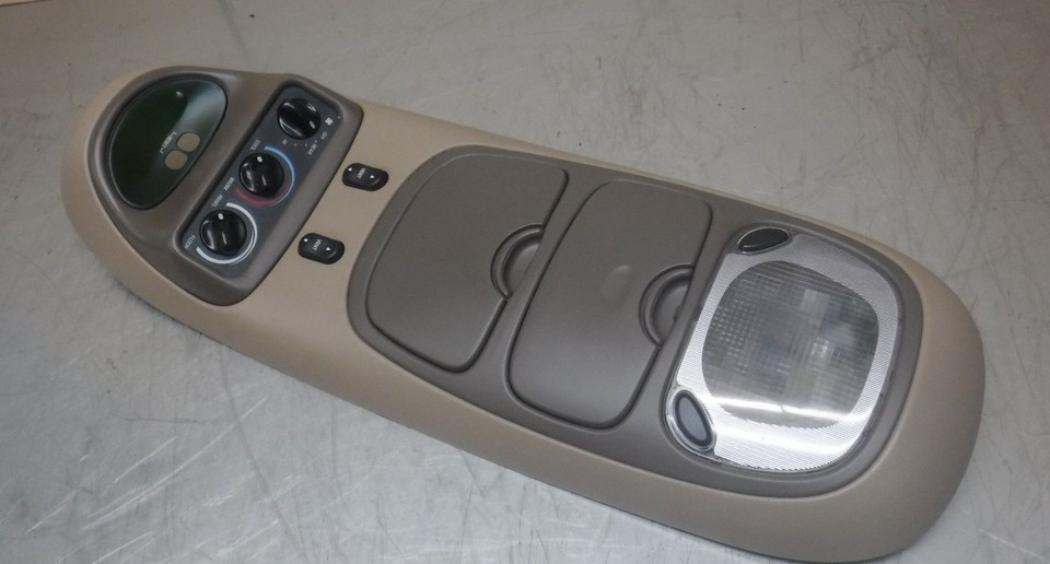 Ford Excursion Overhead Top Roof Console Map Light Brown Tan | eBay