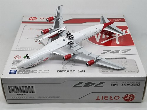 JC Wings Virgin Airlines FOR BOEING B747-400 N744VG Flight Test 1/400 ...