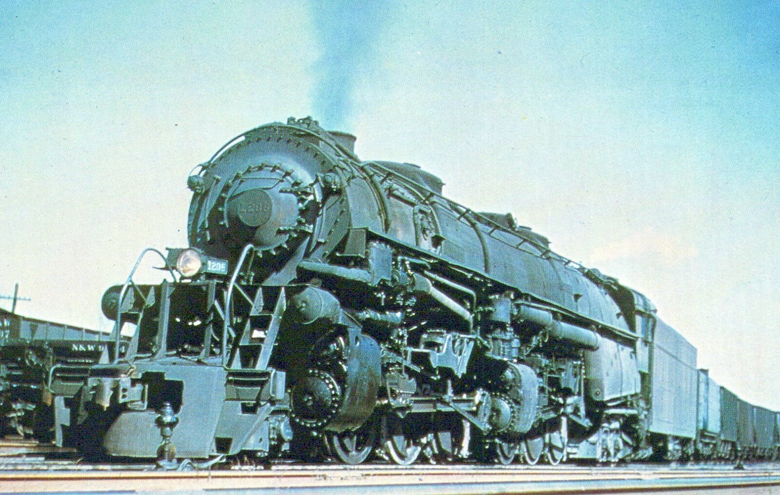 Norfolk and Western Railway's Number 1206 Train Petersburg Virginia ...