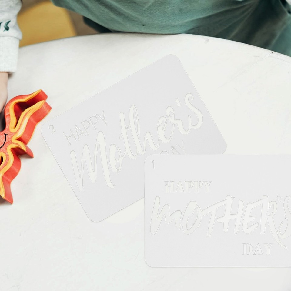 12 Pcs Graffiti Copying Painting Hollow Template Stencil for Kids ...