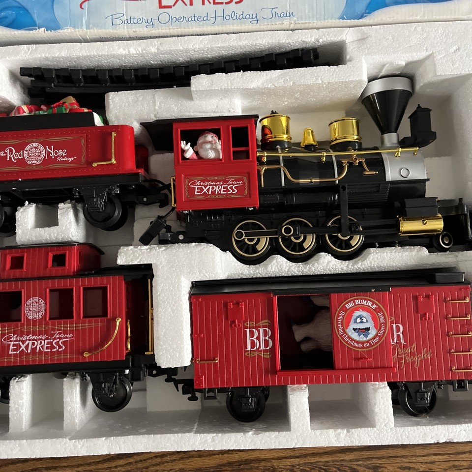 Rudolph The Red nose Reindeer Train Set O Gauge Complete AS IS PARTS ...