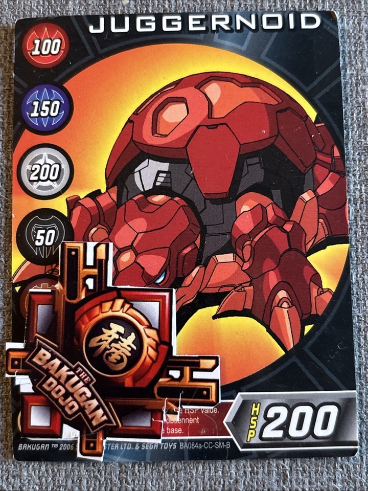 Bakugan: Battle Brawlers |Pyrus 🔥Juggernoid 🌠Character Card | HSP 200 ...