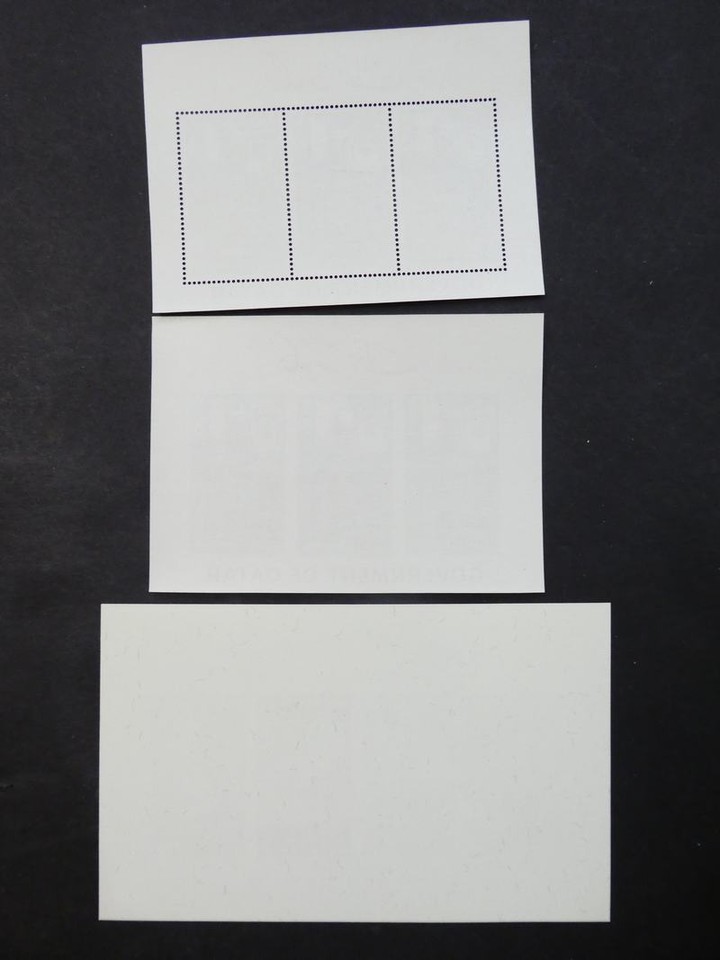 EDW1949SELL : QATAR 1965-66 Nice group of 7 diff perf & imperf S/S MNH ...