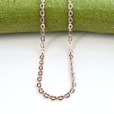 Pure Copper Chain Necklace Men & Women Solid Copper Chain With Lobster ...