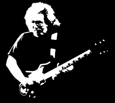 Jerry Garcia vinyl decal greatful dead deadhead american beauty classic ...