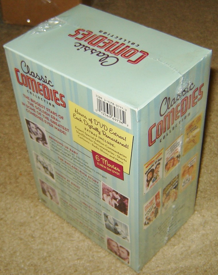 Classic Comedies Collection (DVD, 2005, 8-Disc Set),NEW & SEALED, RARE ...