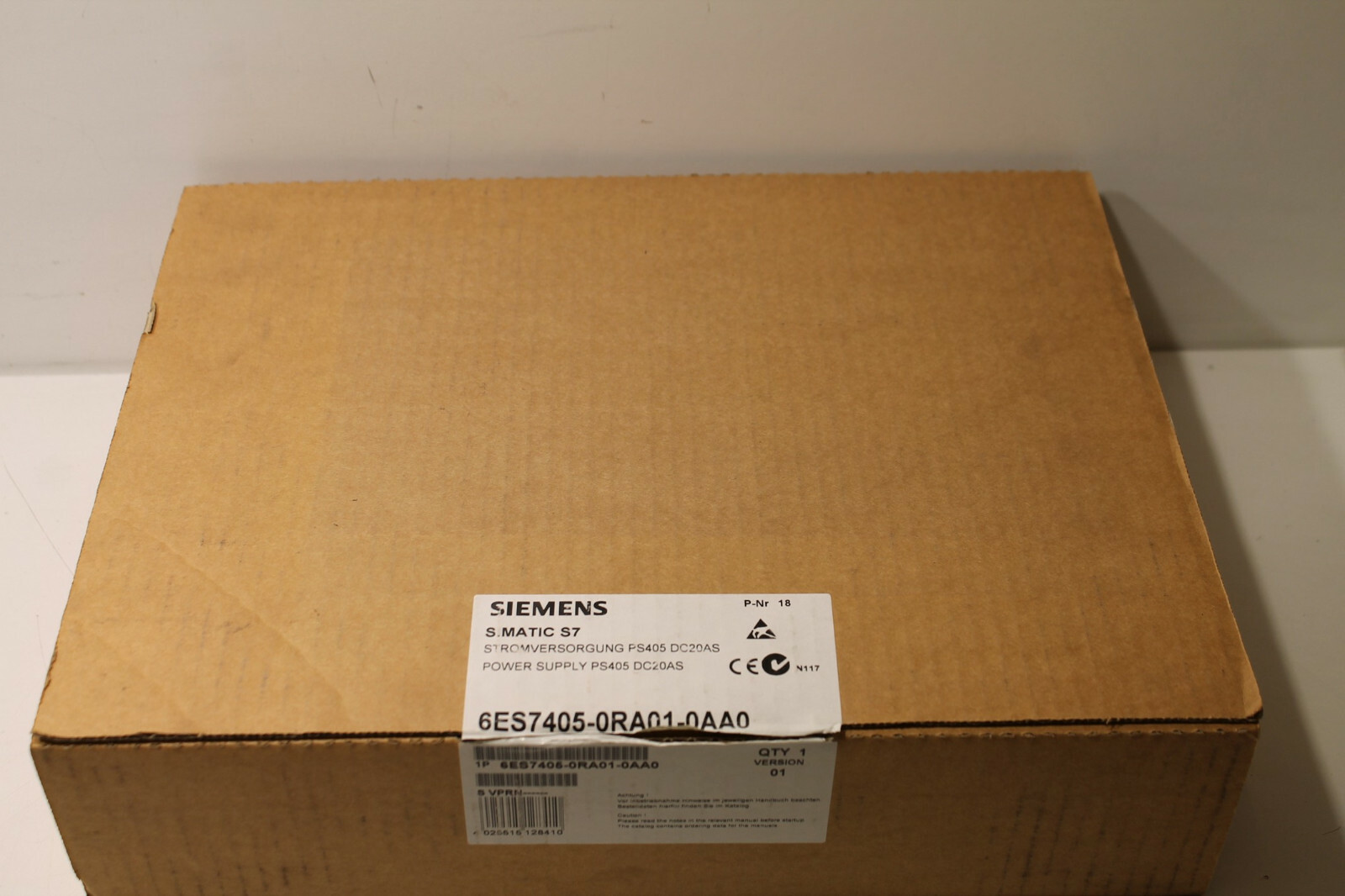 Siemens 6ES7405-0RA01-0AA0 Power Supply PS405 NEW | eBay