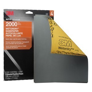 3M Sandpaper Wet or Dry Sheets, 2000 grit, 9 x 11 inch, 32044 | eBay