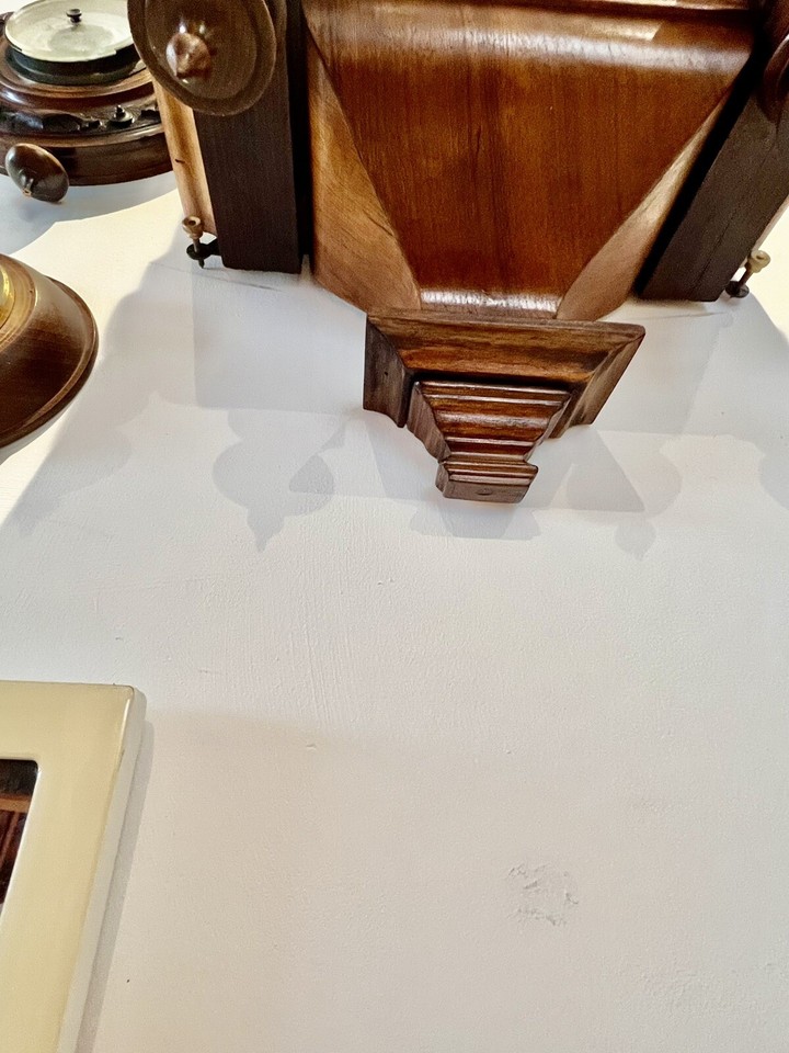 1850 Beautiful Mini Austrian Early Vienna Carved Solid Walnut One ...