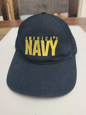 Americas Navy Hat dark blue adjustable cap adult US Navy Recruiting ...