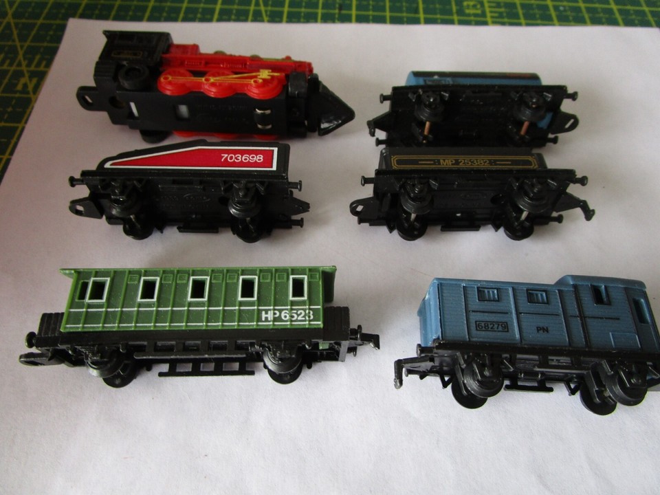 Vintage N Scale Soma Toy Train Set Collection Some Couplers Missing | eBay