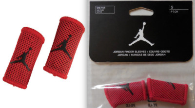 Nike Air Jordan Basketball Finger Sleeves Adult Small Gym Red/Black | eBay