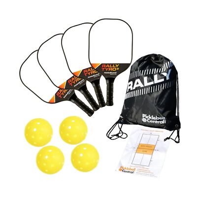 Rally Tyro 2 Composite Pickleball Paddle Set for 4 Players (4 Paddles ...