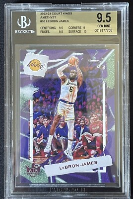 BGC 9.5 Panini Court Kings Amethyst Lebron James 44/99 Low Pop | eBay