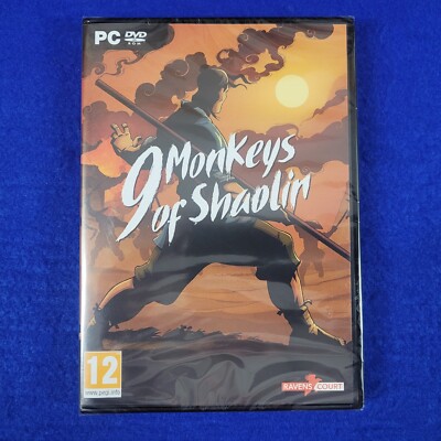 pc 9 MONKEYS OF SHAOLIN Game NEW & Sealed (Works In The US) REGION FREE ...