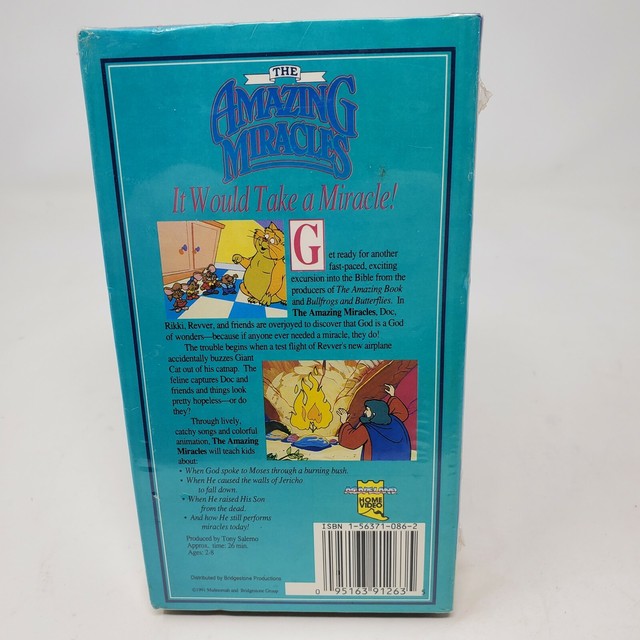The Amazing Miracles - Amazing Bible Stories (VHS, 1999) for sale ...