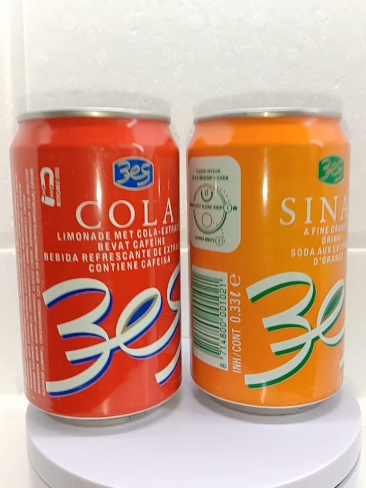Empty Soda Cans 3ES COLA & SINAS 330 ml. Netherlands 1993 Top Open! - 2 ...