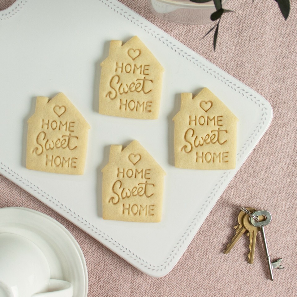 Home Sweet Home cookie cutter | housewarming house welcome party heart ...