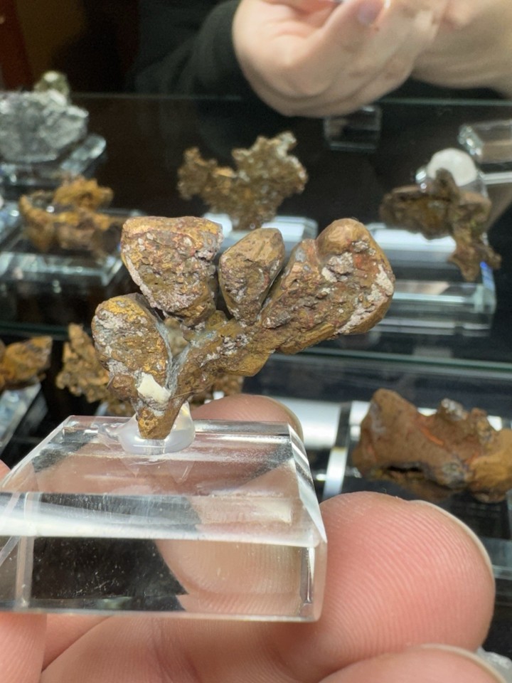 12.2 Gram Copper Crystal Miniature From The Centennial Mine In Michigan ...