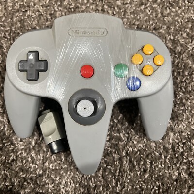 Nintendo 64 N64 OEM Controller - Gray - OEM | AUTHENTIC | TIGHT STICK ...