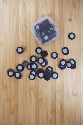 100 pcs -Magnetic 3D scanner positioning Markers, 6mm highly reflective ...