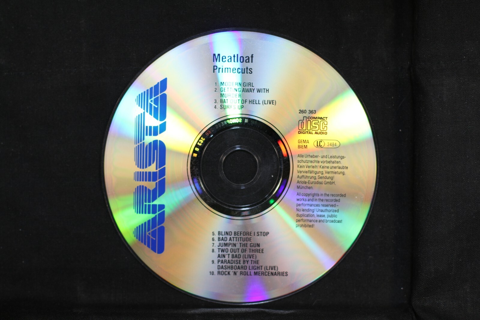 Meat Loaf ‎- Prime Cuts (C369) | eBay Australia