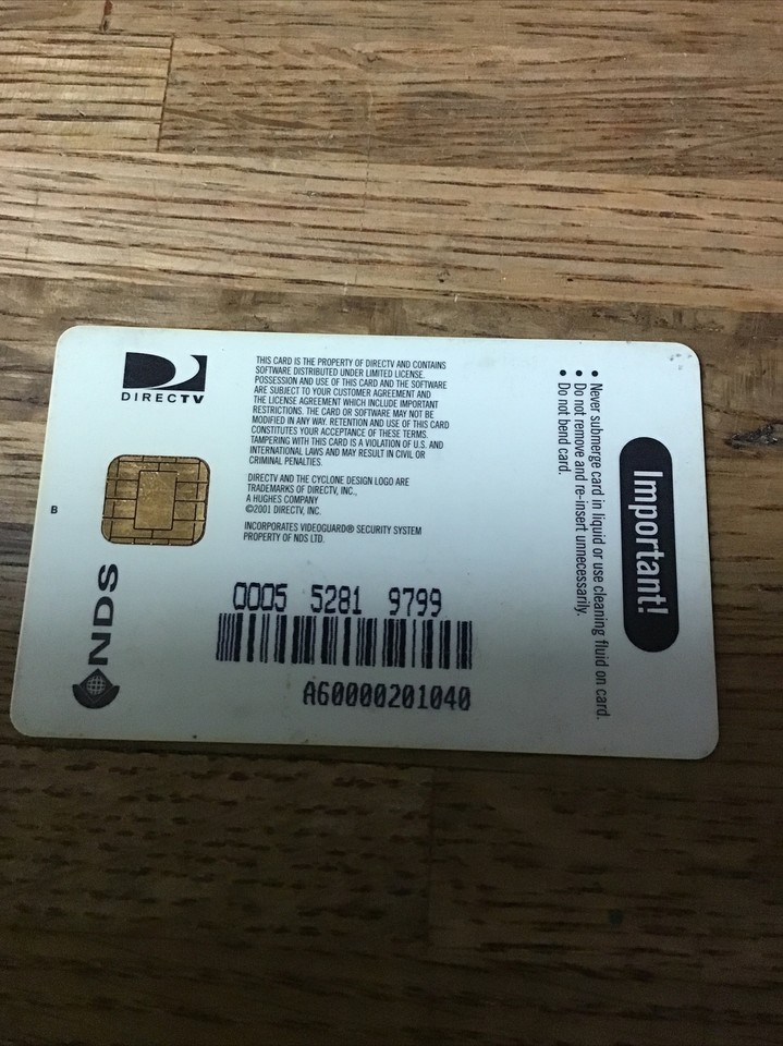ONE DirectTV satellite satelite TV cable access card direct TV Testing ...