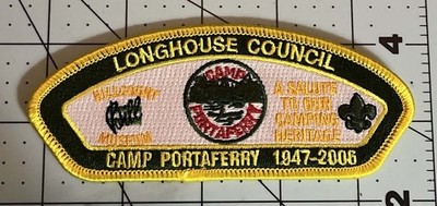 LONGHOUSE COUNCIL PORTAFERRY CAMP RESERVATION BILL MUSEUM STRIP BOY ...