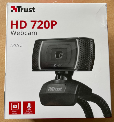 Trust Trino HD 720P PC Webcam with Built in Microphone Video Camera PC ...
