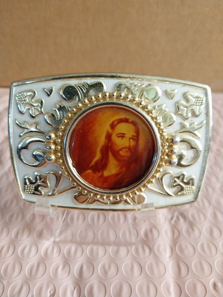 Vintage 1970s Metal/Enamel Belt Buckle Coin Holder Belt Buckle Unmarked ...