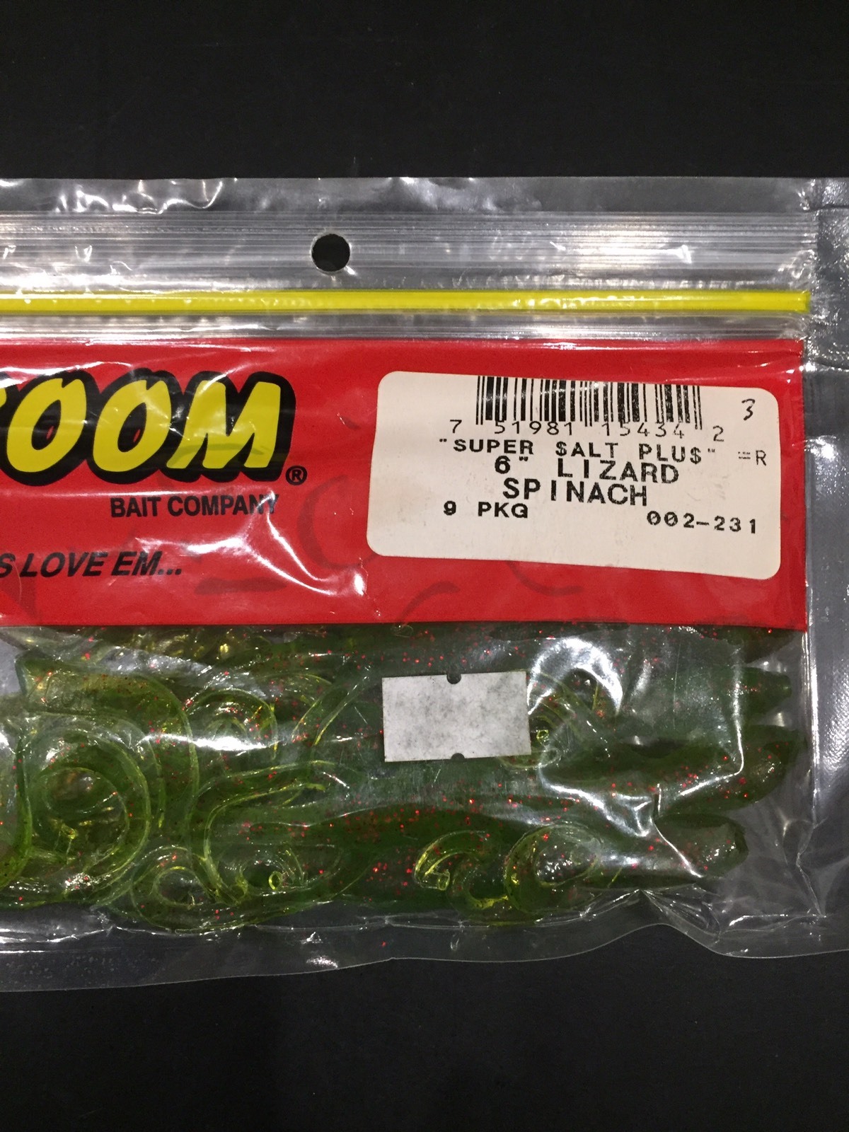 Zoom 6" Lizard Spinach | eBay