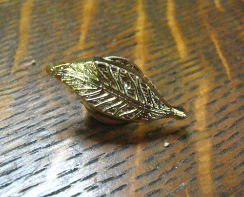 Gold Feather Quill Vintage Lapel Pin - Faith Hope Abundance Spiritual ...