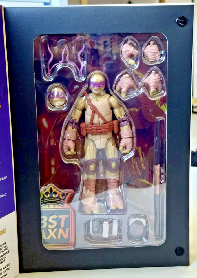 BST AXN Teenage Mutant Ninja Turtles Comic Book & Action Figure ...