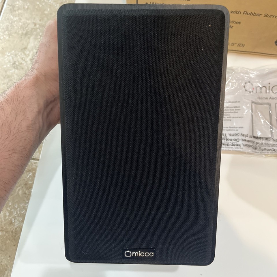 Micca MB42 Bookshelf Speakers Pair-Black New Open Box | eBay