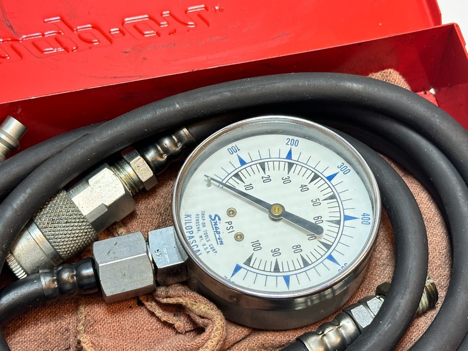 Snap On Tools USA Vacuum Fuel Pump Tester Pressure Gauge in KRA-128 ...