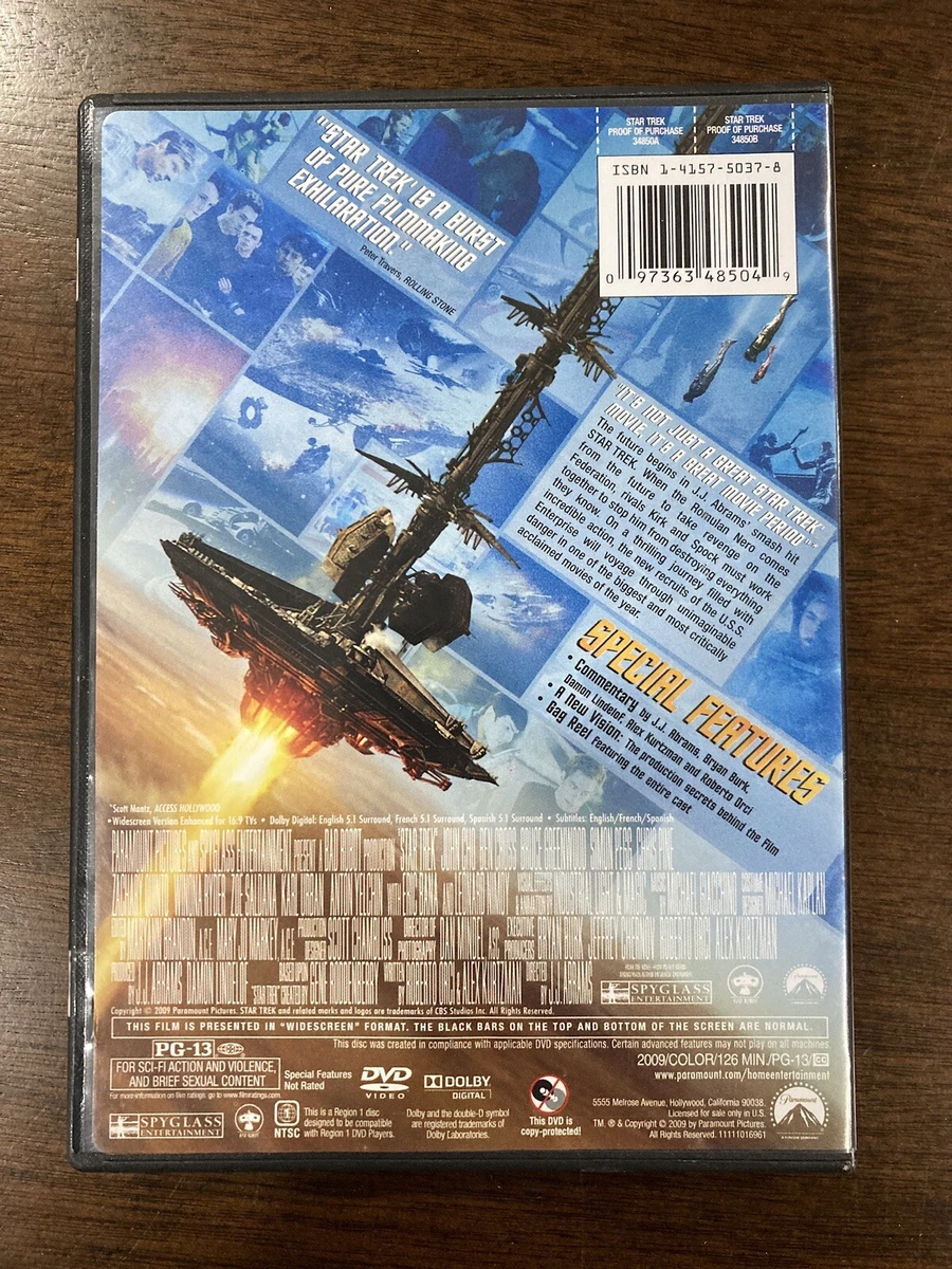Star Trek 2009 Dvd Cover