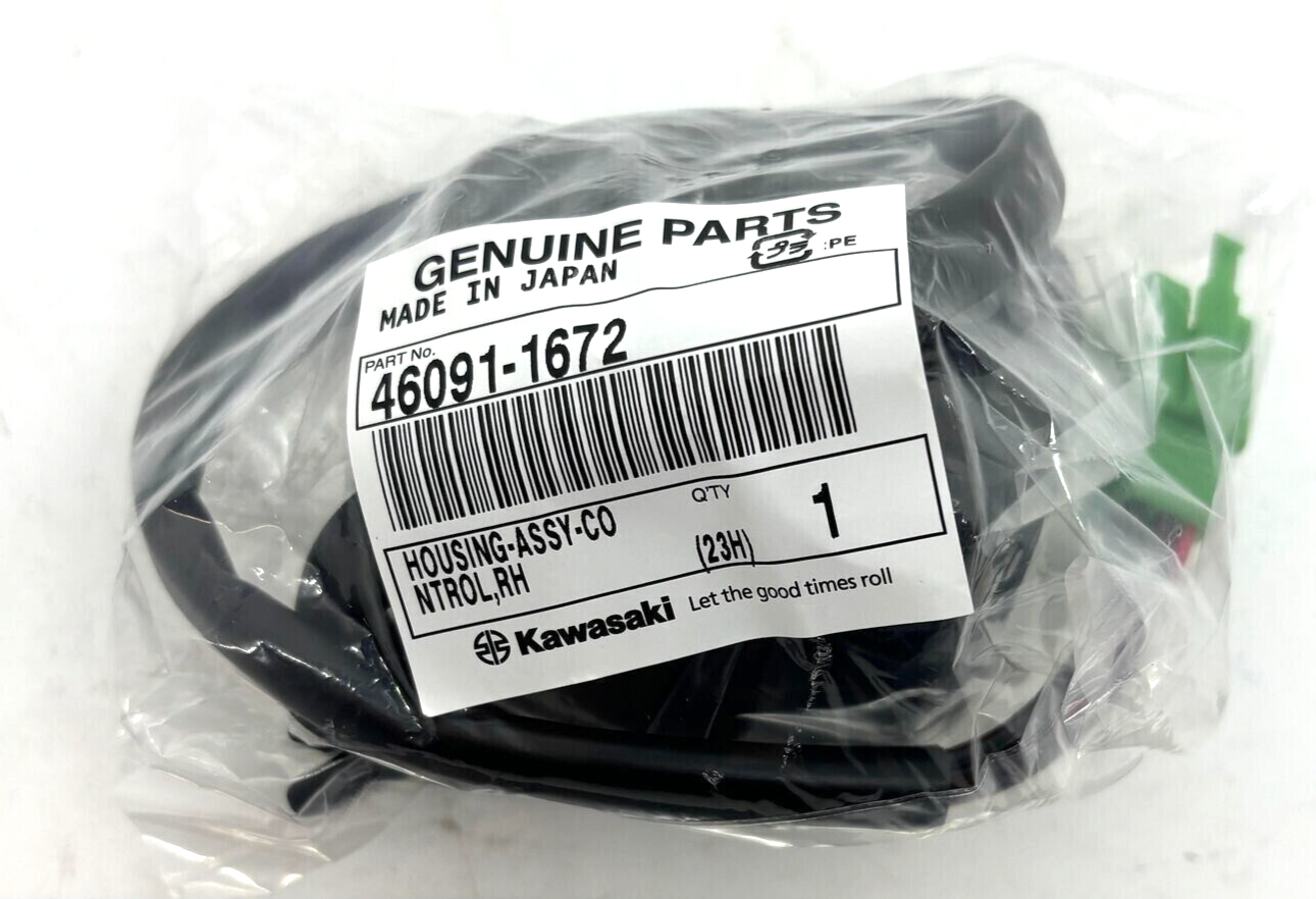 KAWASAKI Genuine 250R 500R ZX-6 ZX-7R 7RR Control Housing RH 46091-1672 ...