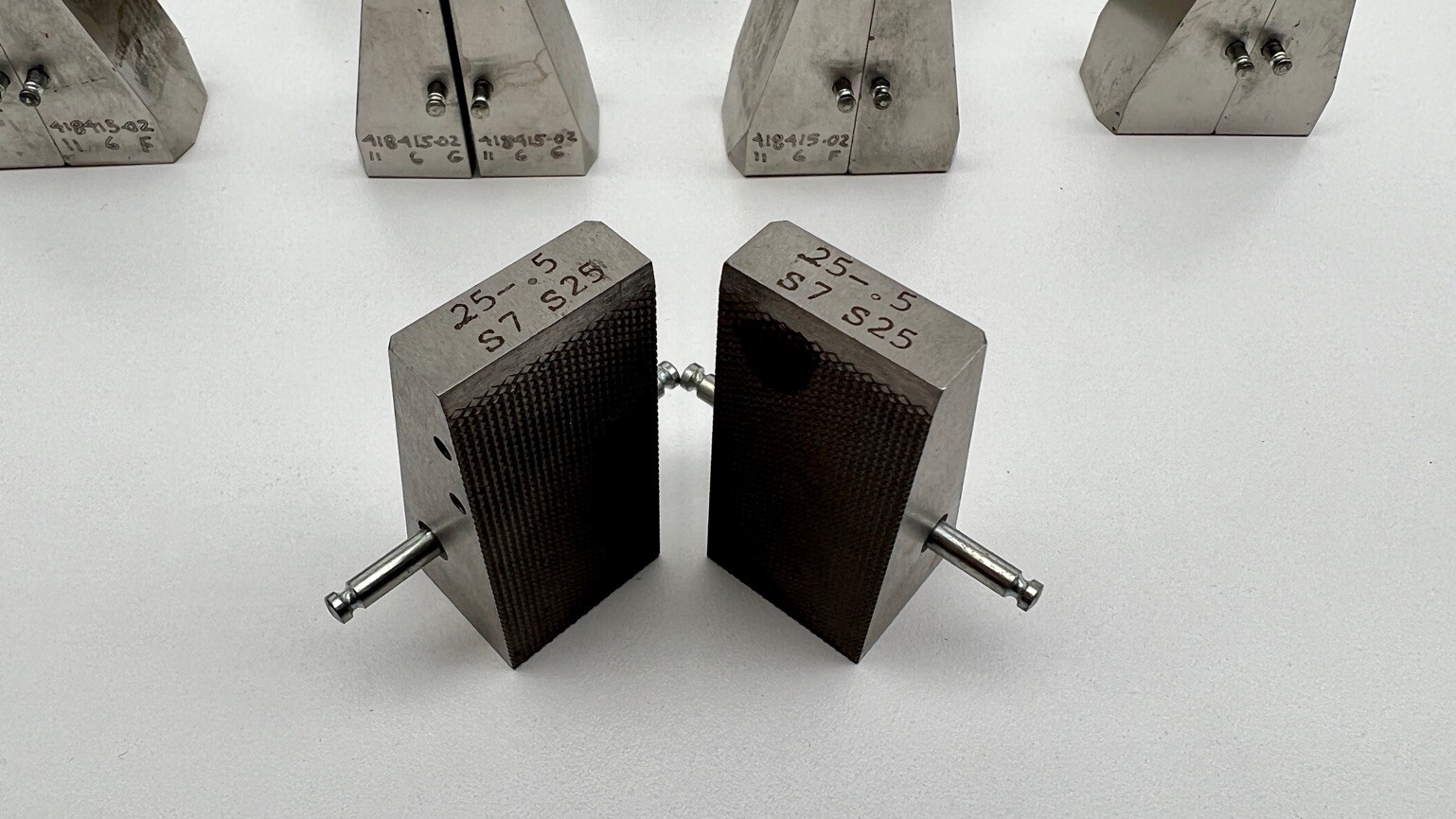 Instron MTS Like Wedge Action Grip Faces - 12 Pairs | eBay